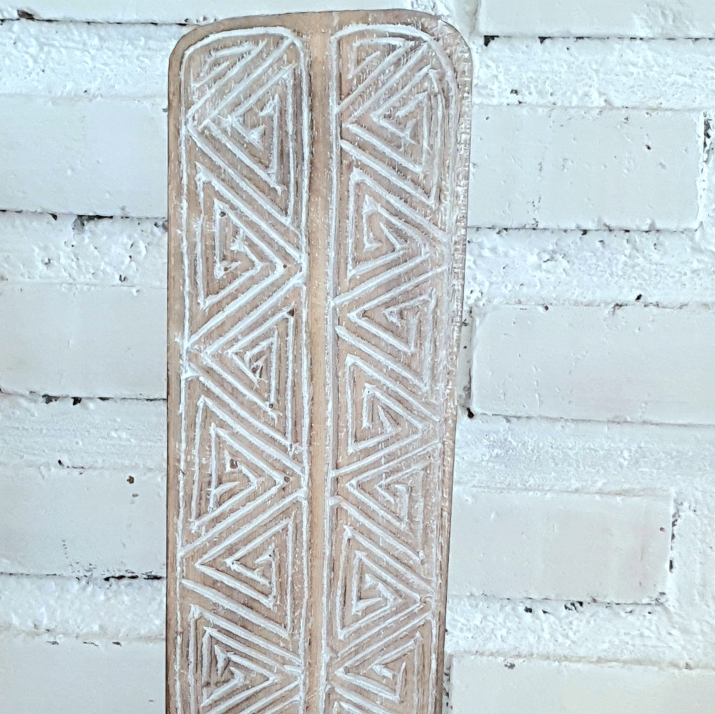Carved Primitive Wooden Paddle – Canggu & Co