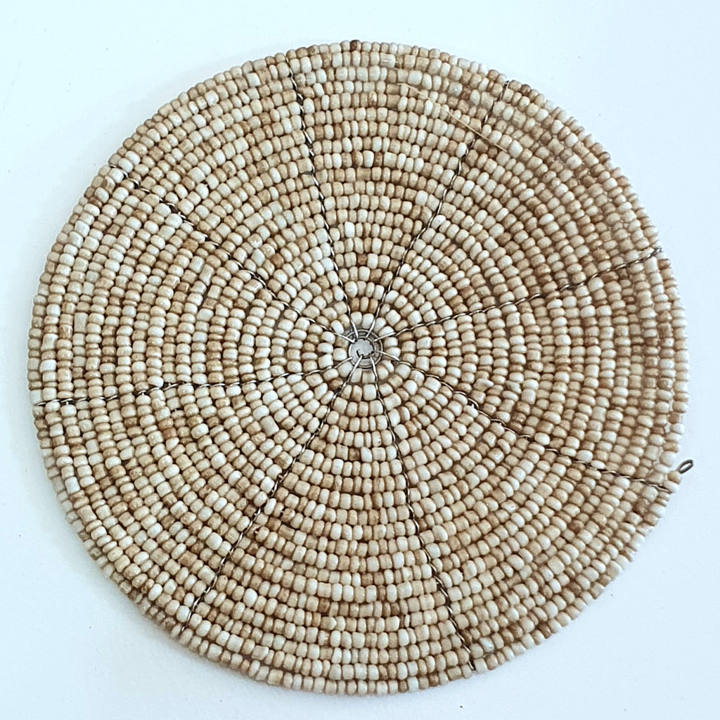 Small Beaded Drink Coaster (W) – Canggu & Co