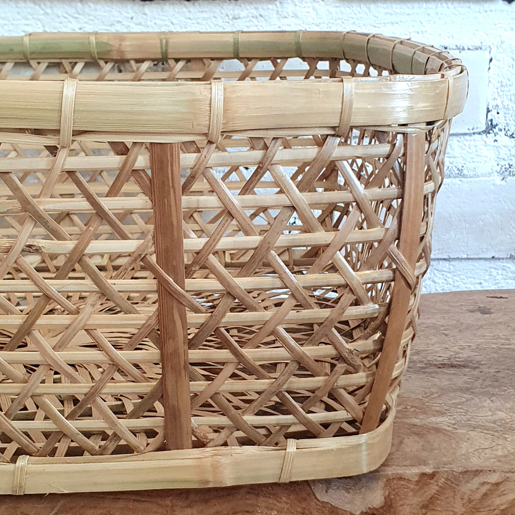 Set 3 Square Bamboo Basket – Canggu & Co