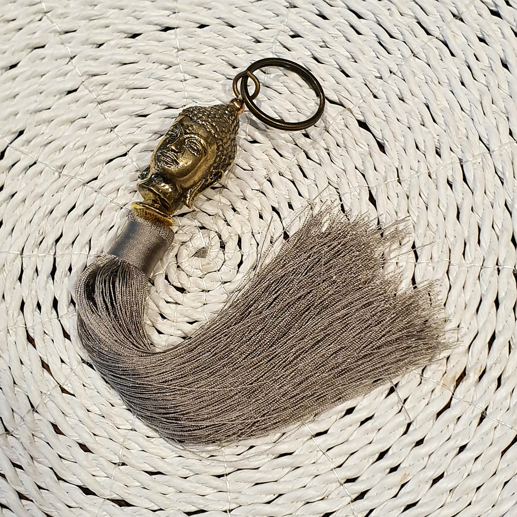 Head Buddha Brass Keychain – Canggu & Co