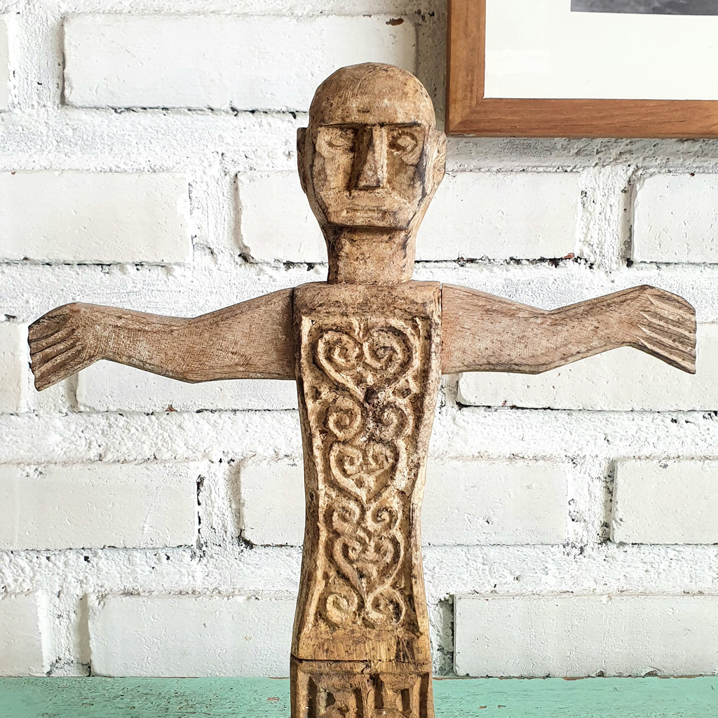 Wooden Person Statue – Canggu & Co