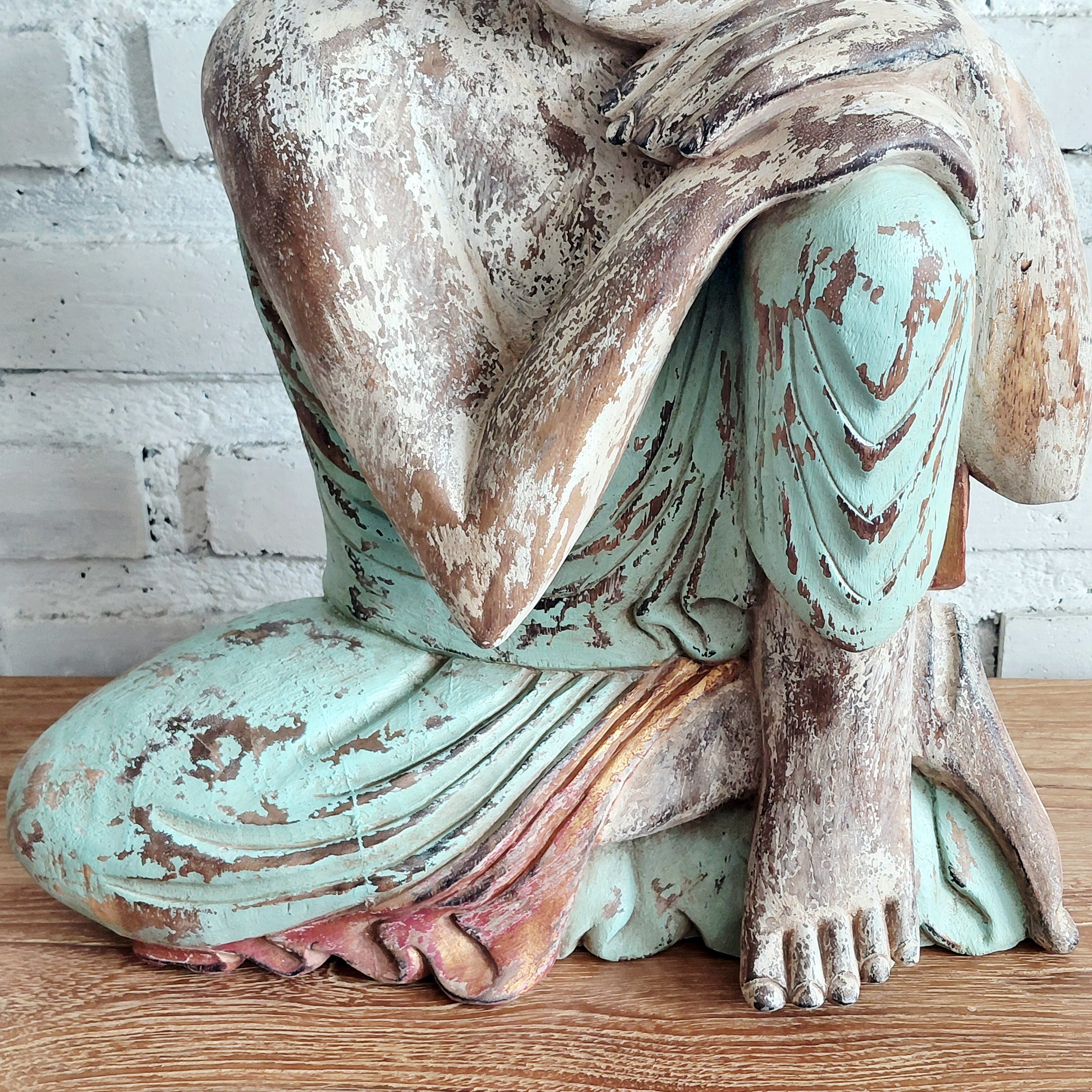 Antique Large Green Resting Buddha (W) – Canggu & Co