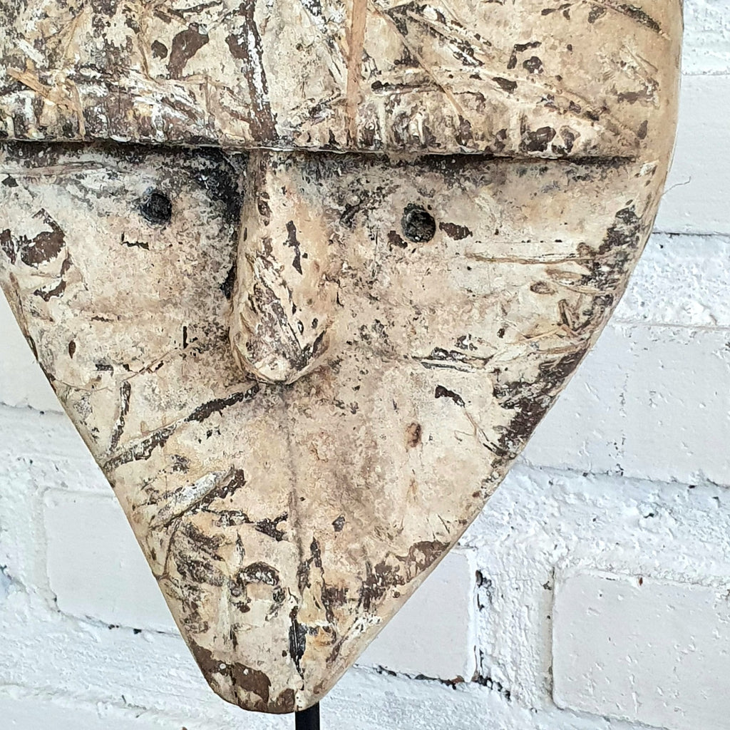 Antique Carved Motif Tribal Wooden Head Masks – Canggu & Co