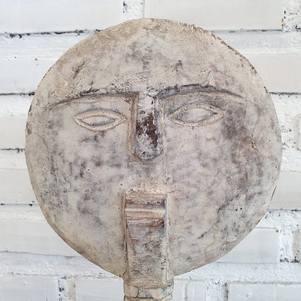 Big Head Statue Timor Man Arms Out with Stand – Canggu & Co