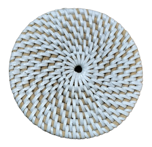 Rattan Mix Strapping Band Coaster With Shell – Canggu & Co