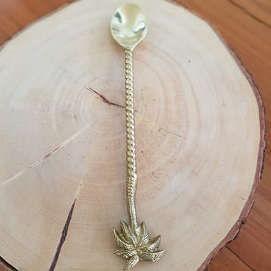 Large Gold Brass Palm Tree & Pineapple Spoons – Canggu & Co