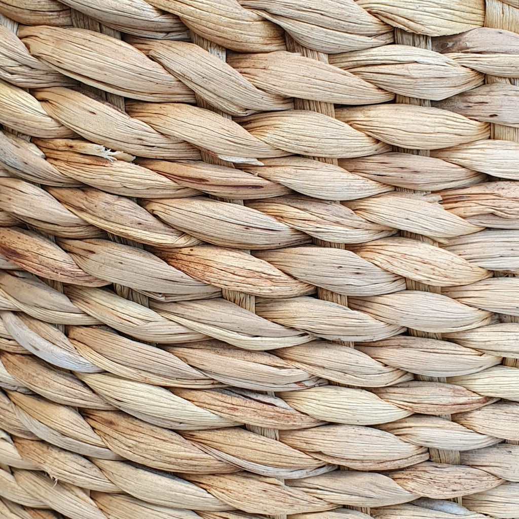 Round Low Water Hyacinth Stool – Canggu & Co