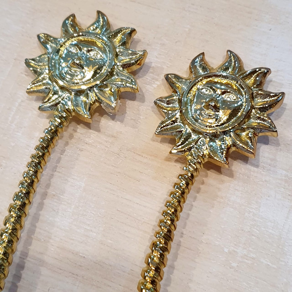 Large Golden Brass Sun Spoons – Canggu & Co