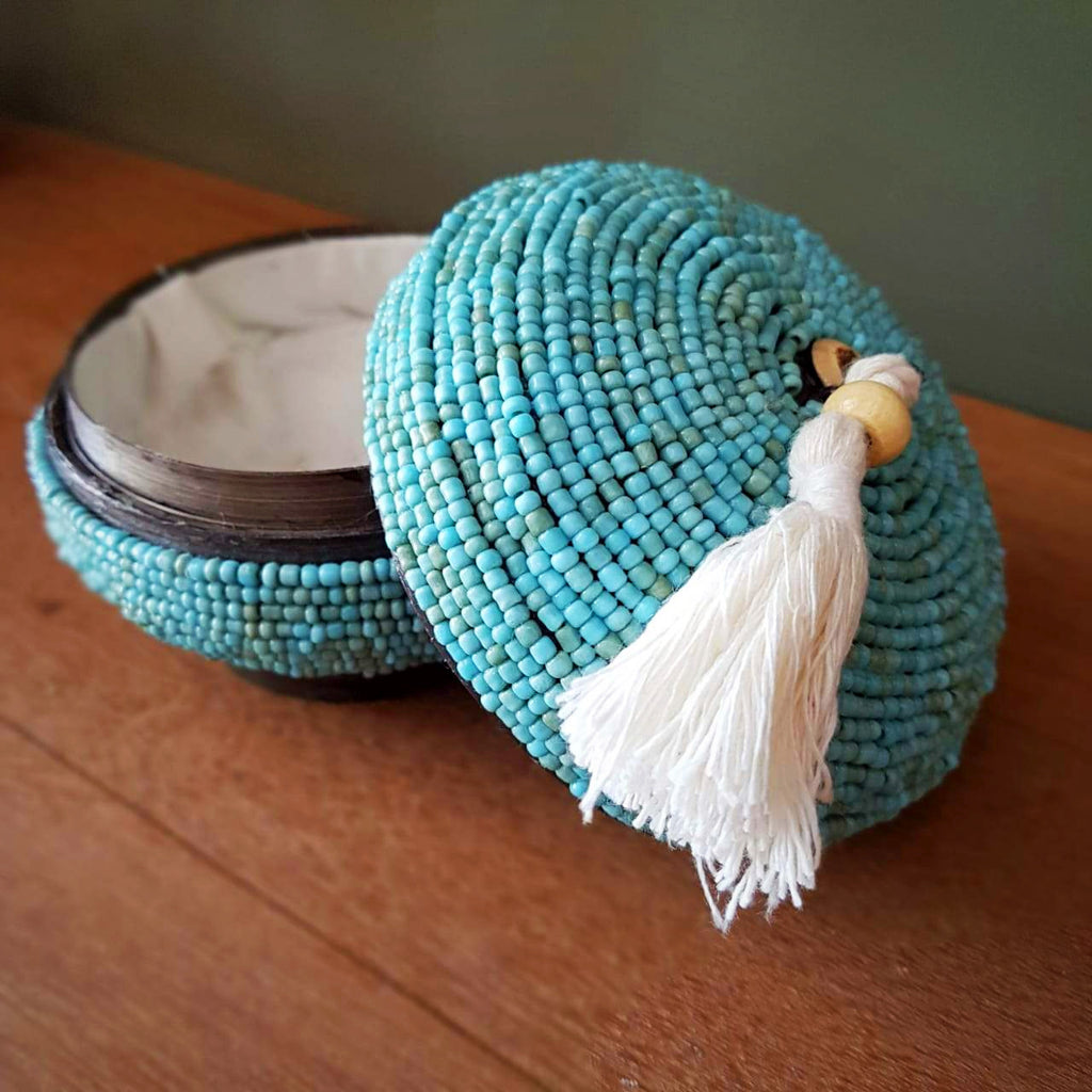 Mini Round Bead & Bamboo Boxes With Tassel – Canggu & Co