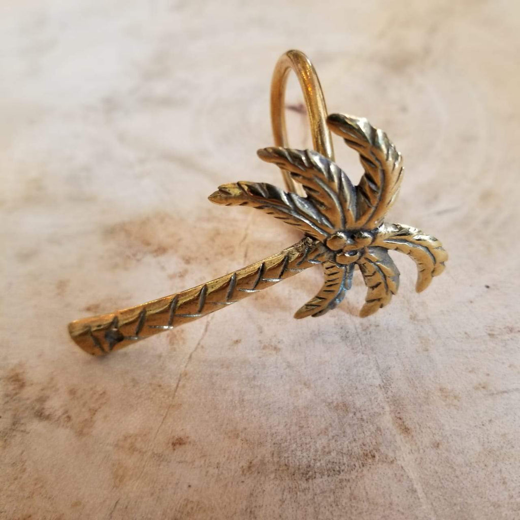 Golden Palm Tree Brass Napkin Rings – Canggu & Co