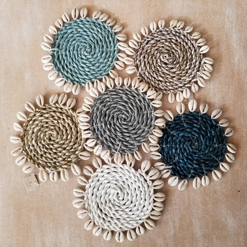 Small Raffia Drink Coasters (W) – Canggu & Co