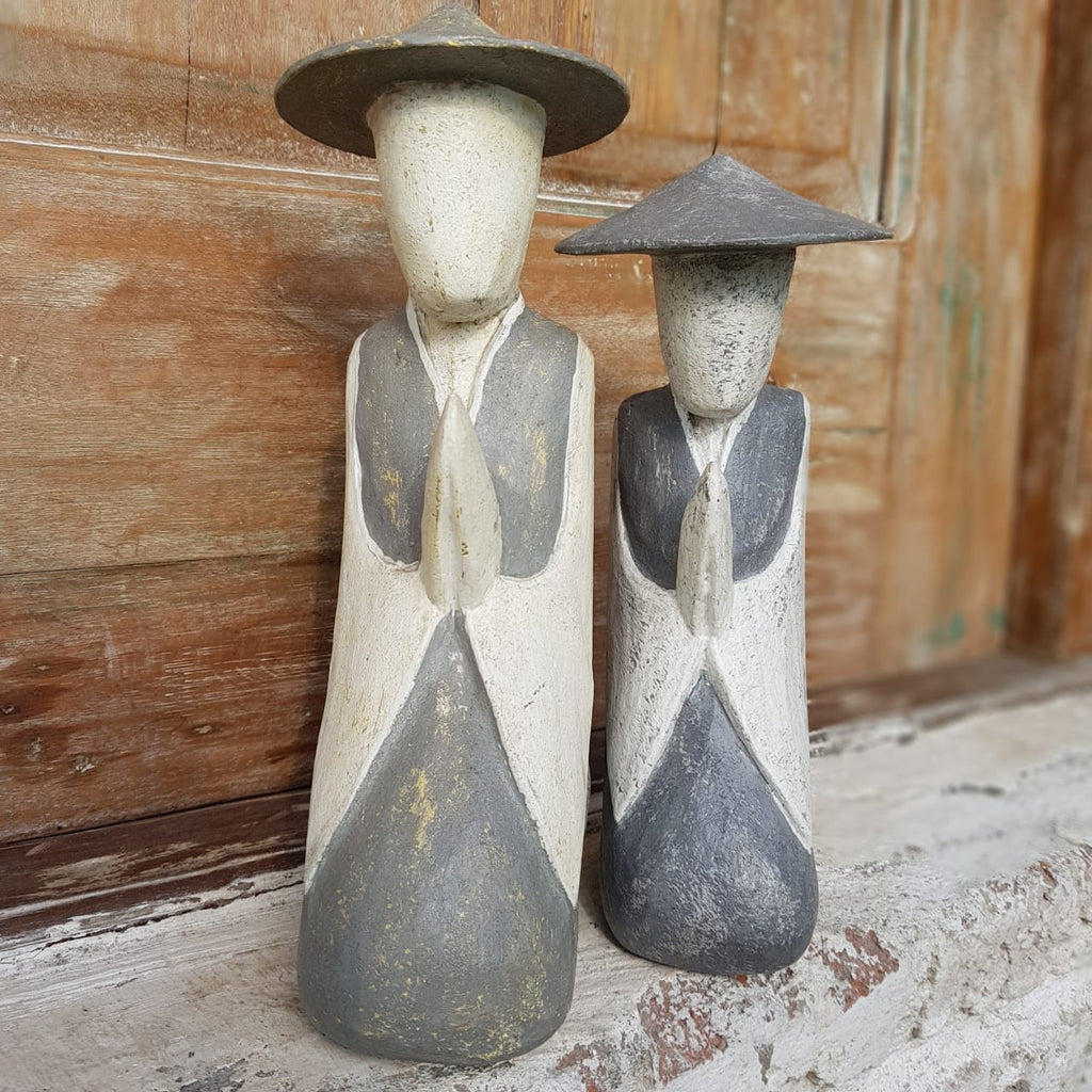 Japanese Sitting Wooden Figures – Canggu & Co
