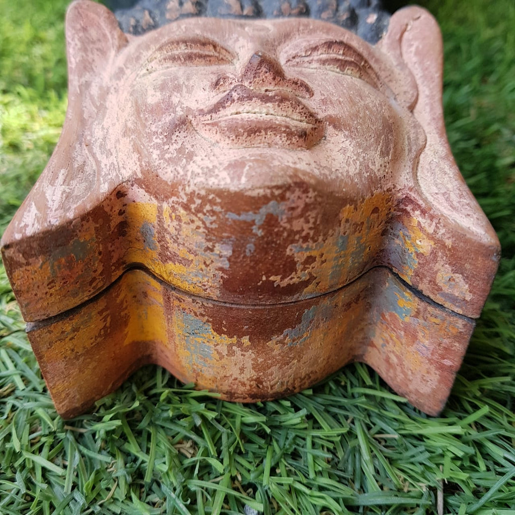 Antique Carved Wooden Buddha Secret Box – Canggu & Co