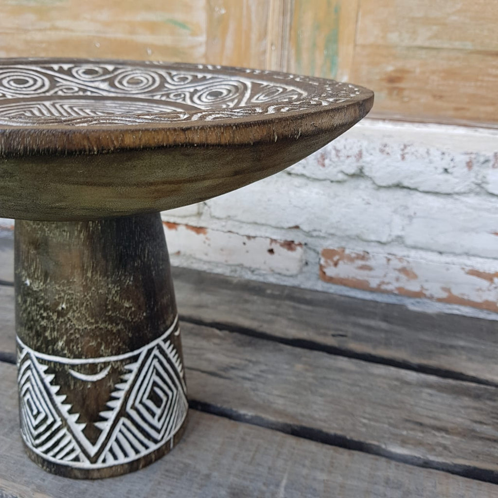 Big Tribal Wooden Dulang Standing Tray – Canggu & Co