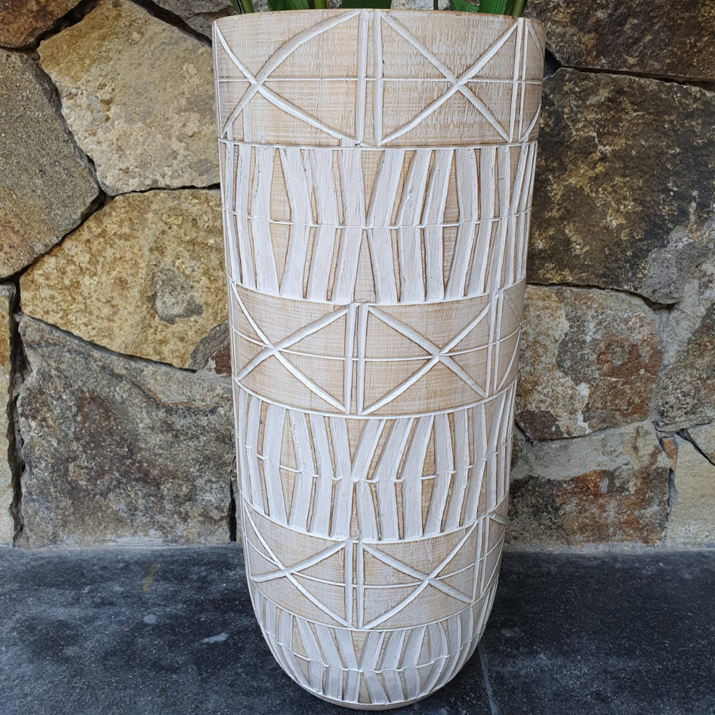 Rustic Wooden Tribal Pots – Canggu & Co