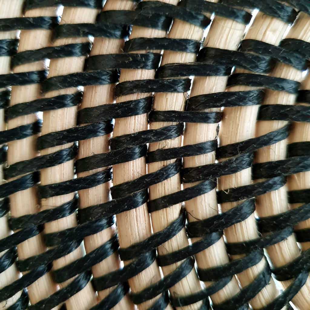 Woven Rattan Plates With Flower Motifs – Canggu & Co